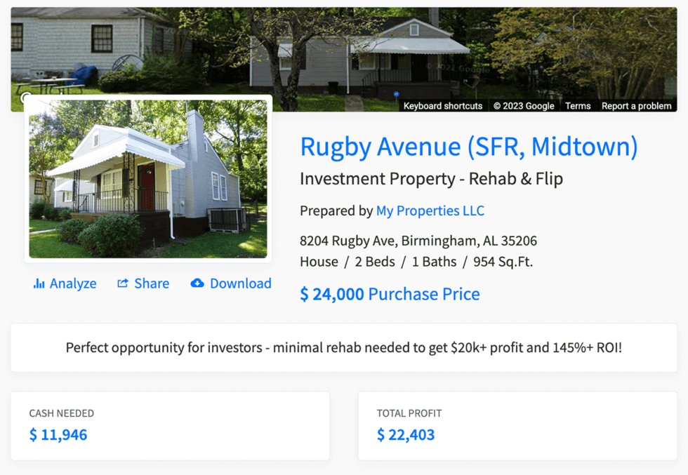 Real Estate Wholesaling Calculator & Reporting Software | DealCheck